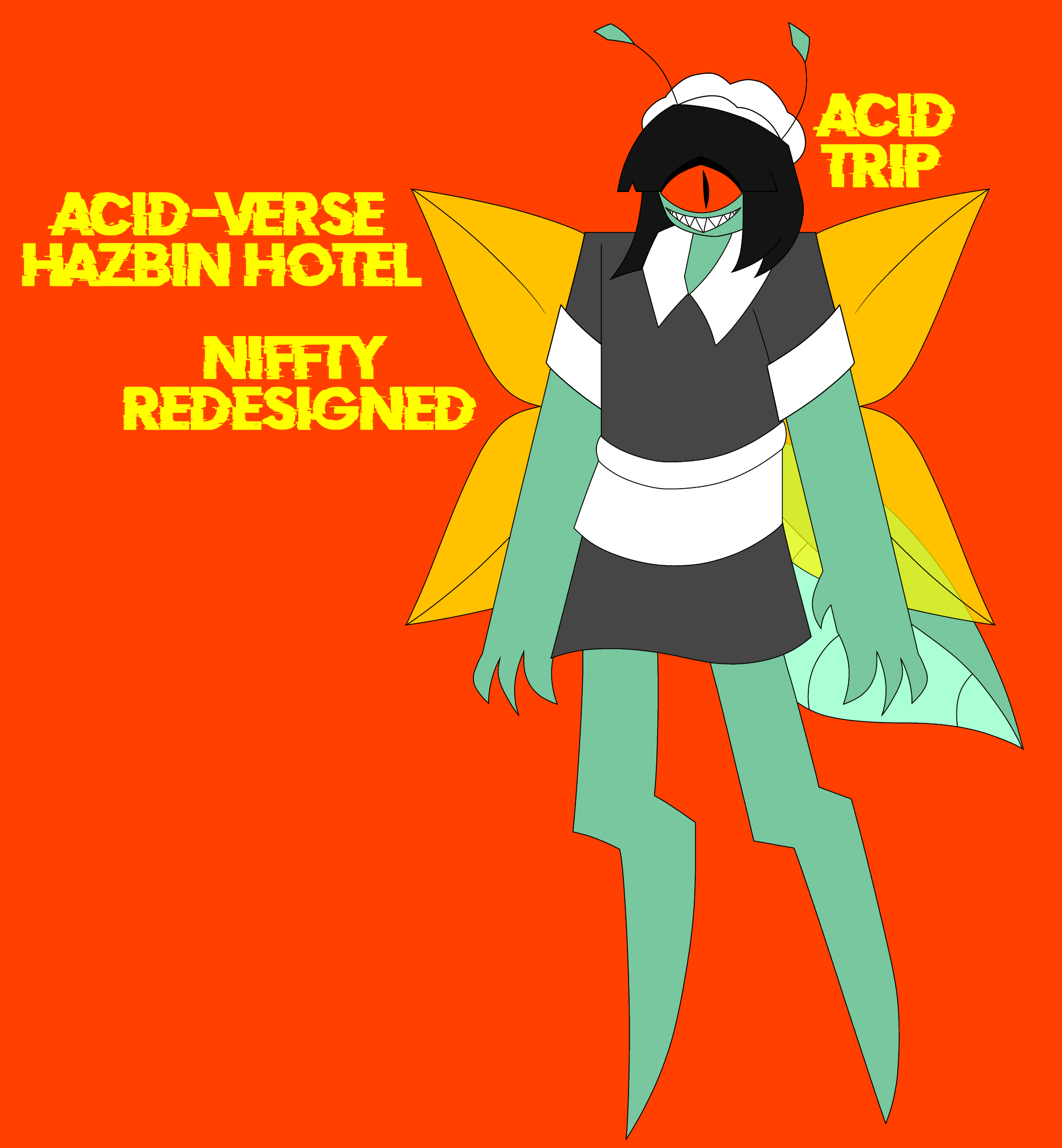 HAZBIN HOTEL CHARACTERS REDESIGN - NIFFTY by @AC1D-TR1P – Sheezy.Art