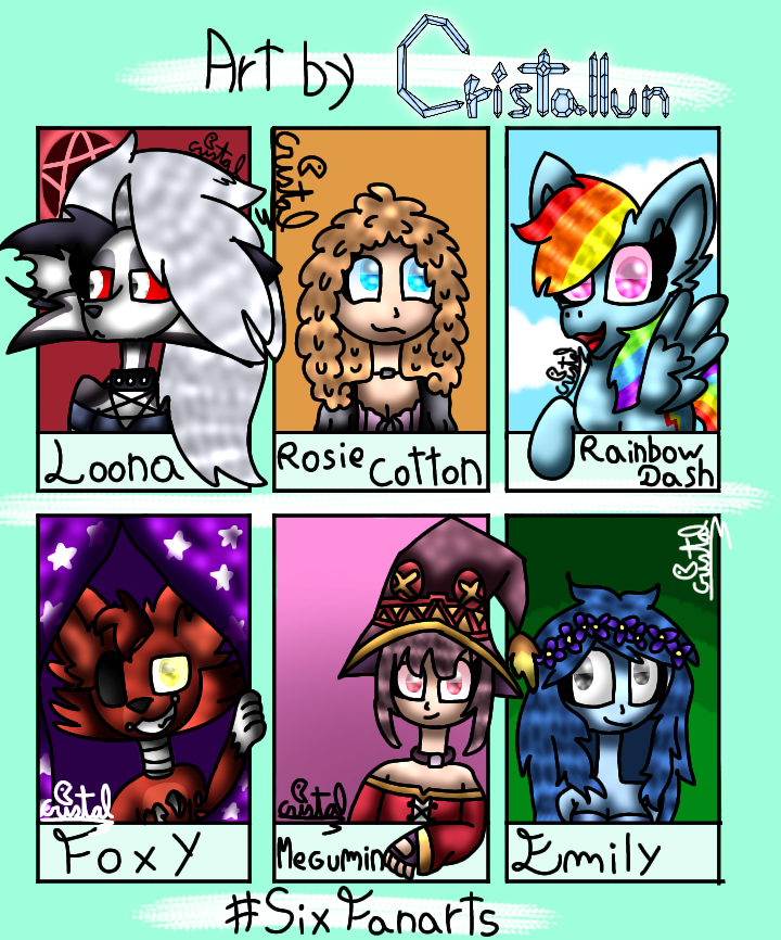 6 Fanarts - Part 2 by @Cristallun – Sheezy.Art