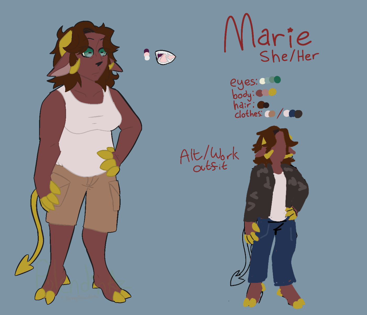Marie Ref by @PolendinAz – Sheezy.Art