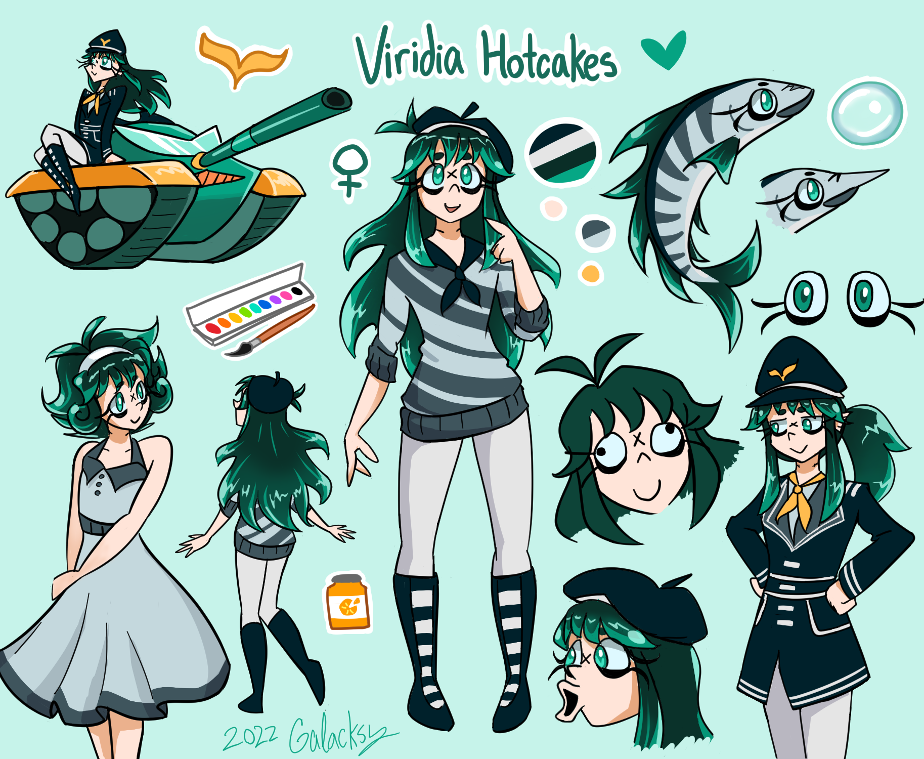 Viridia Character Reference by @Galacksy – Sheezy.Art