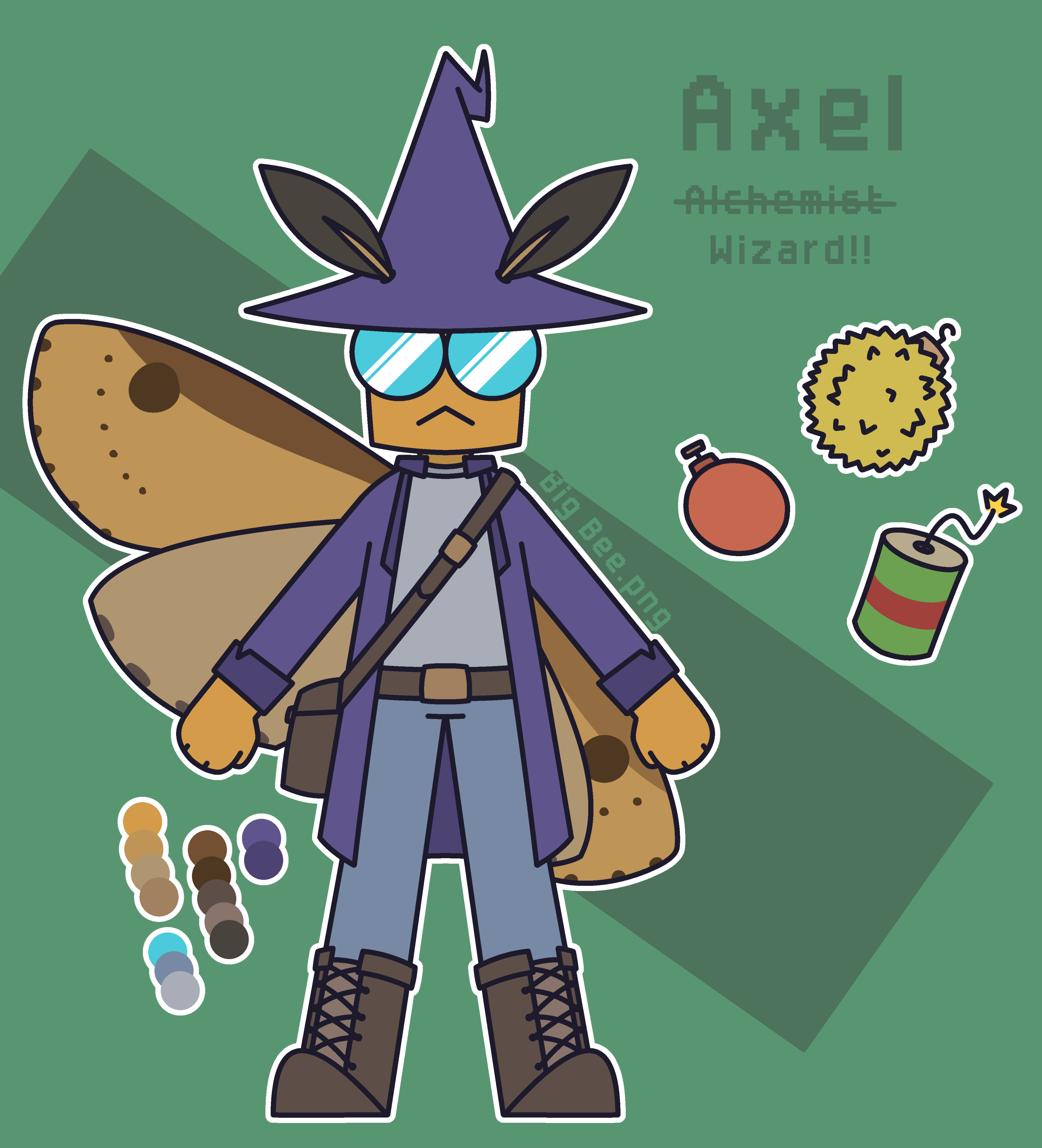 Axel ref sheet by @big_bee – Sheezy.Art