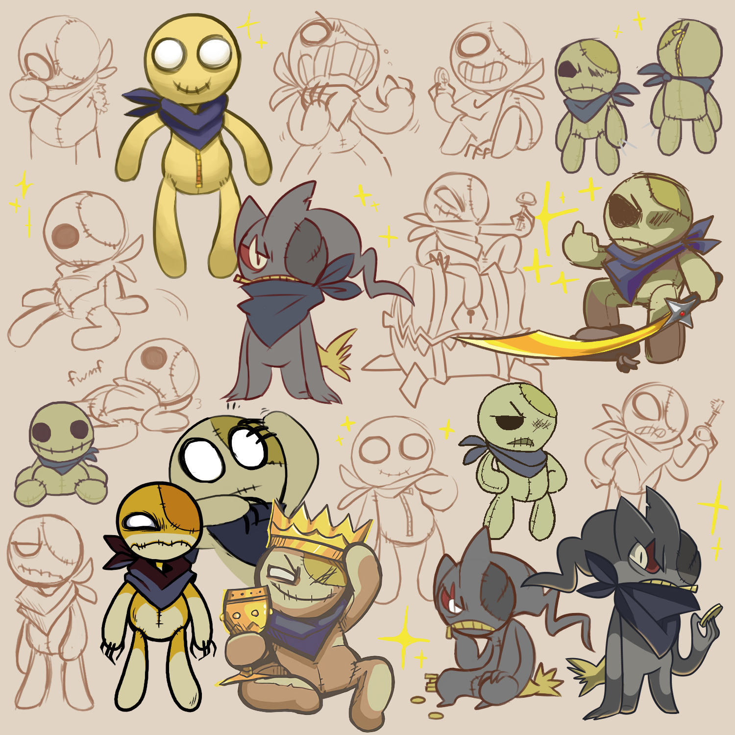 OC collage: Avi by @d00p – Sheezy.Art