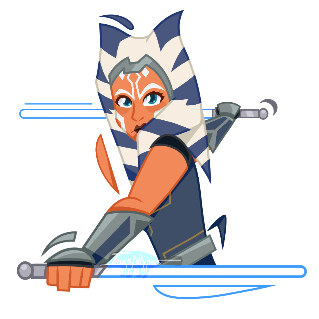 Ahsoka Tano by @imaplatypus – Sheezy.Art