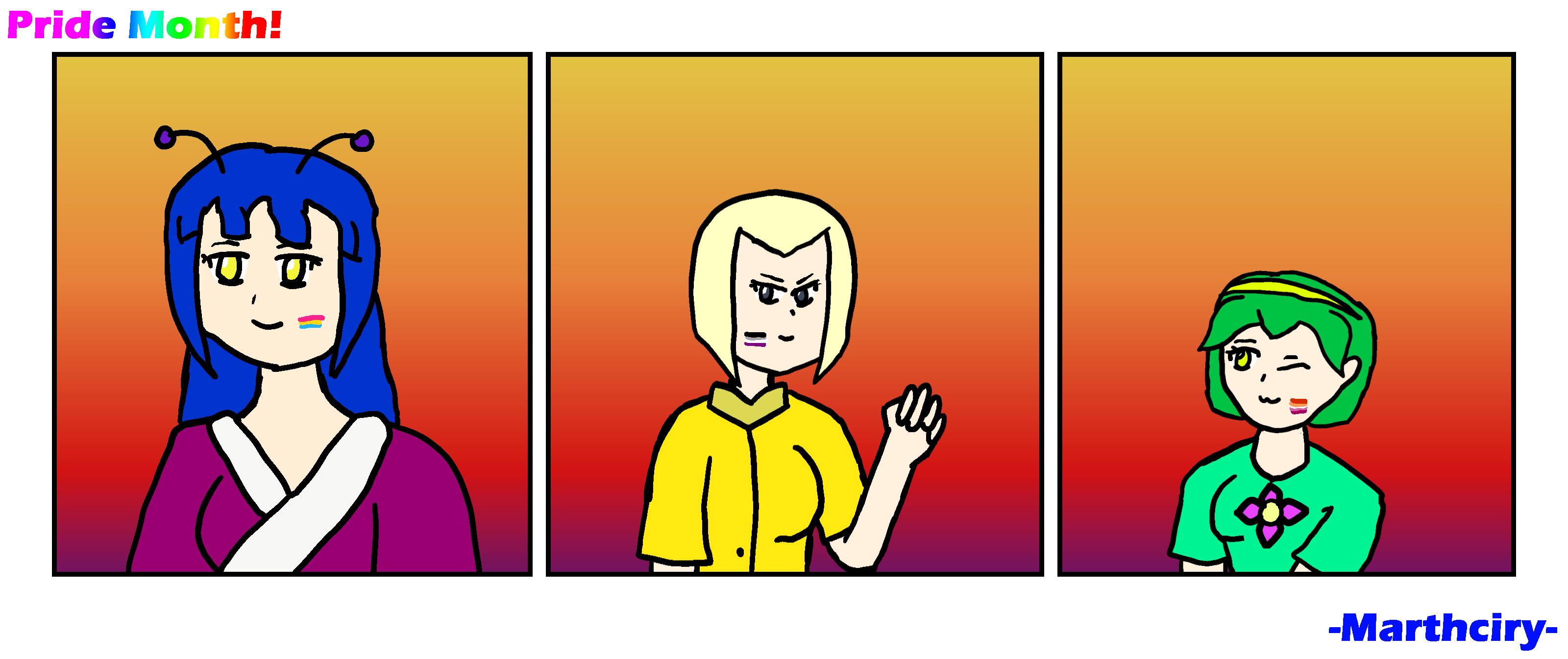 pride flags on ocs by @Marthcirytheanthro23 – Sheezy.Art