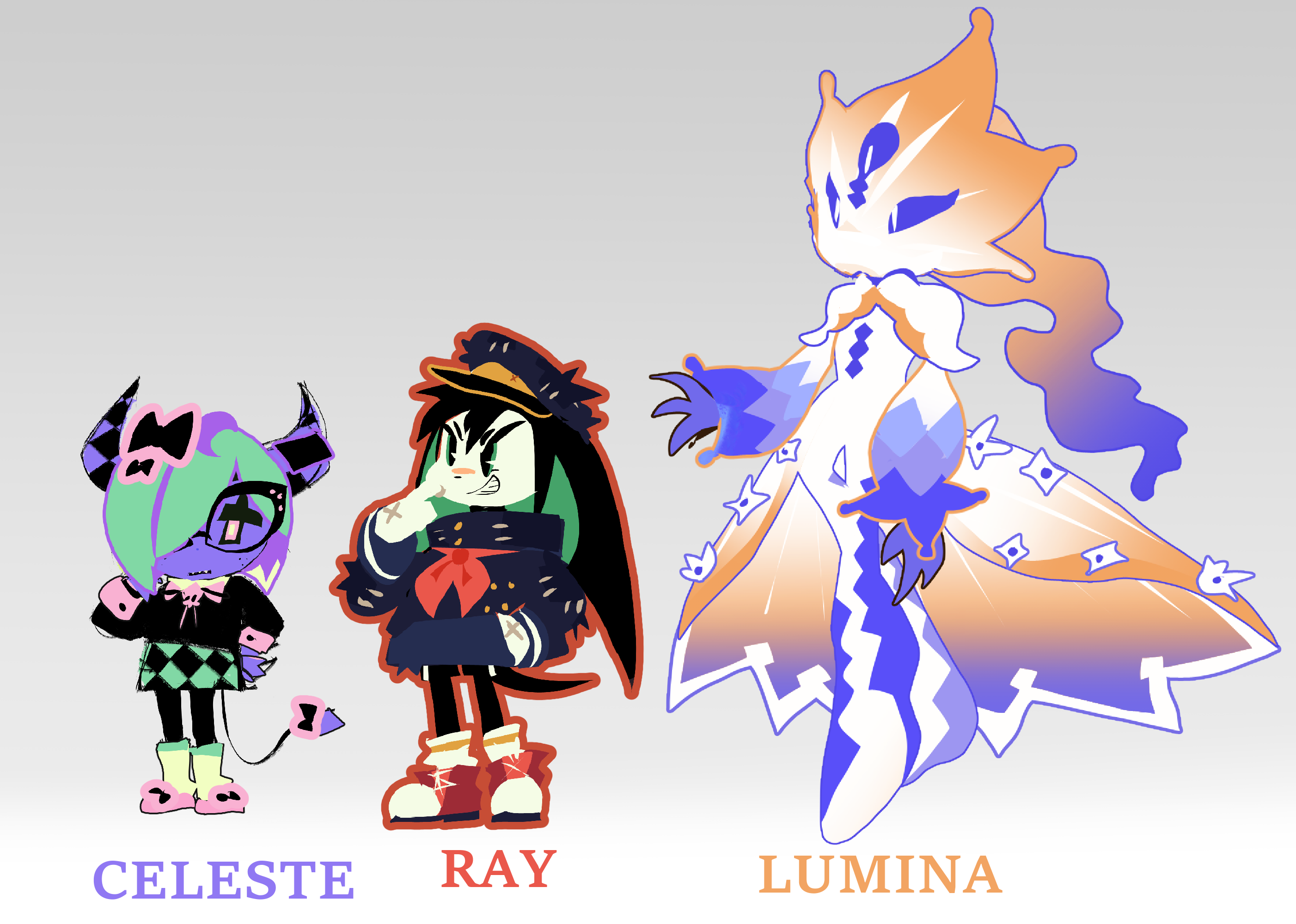 void heart redesign line up by @moonbreak – Sheezy.Art