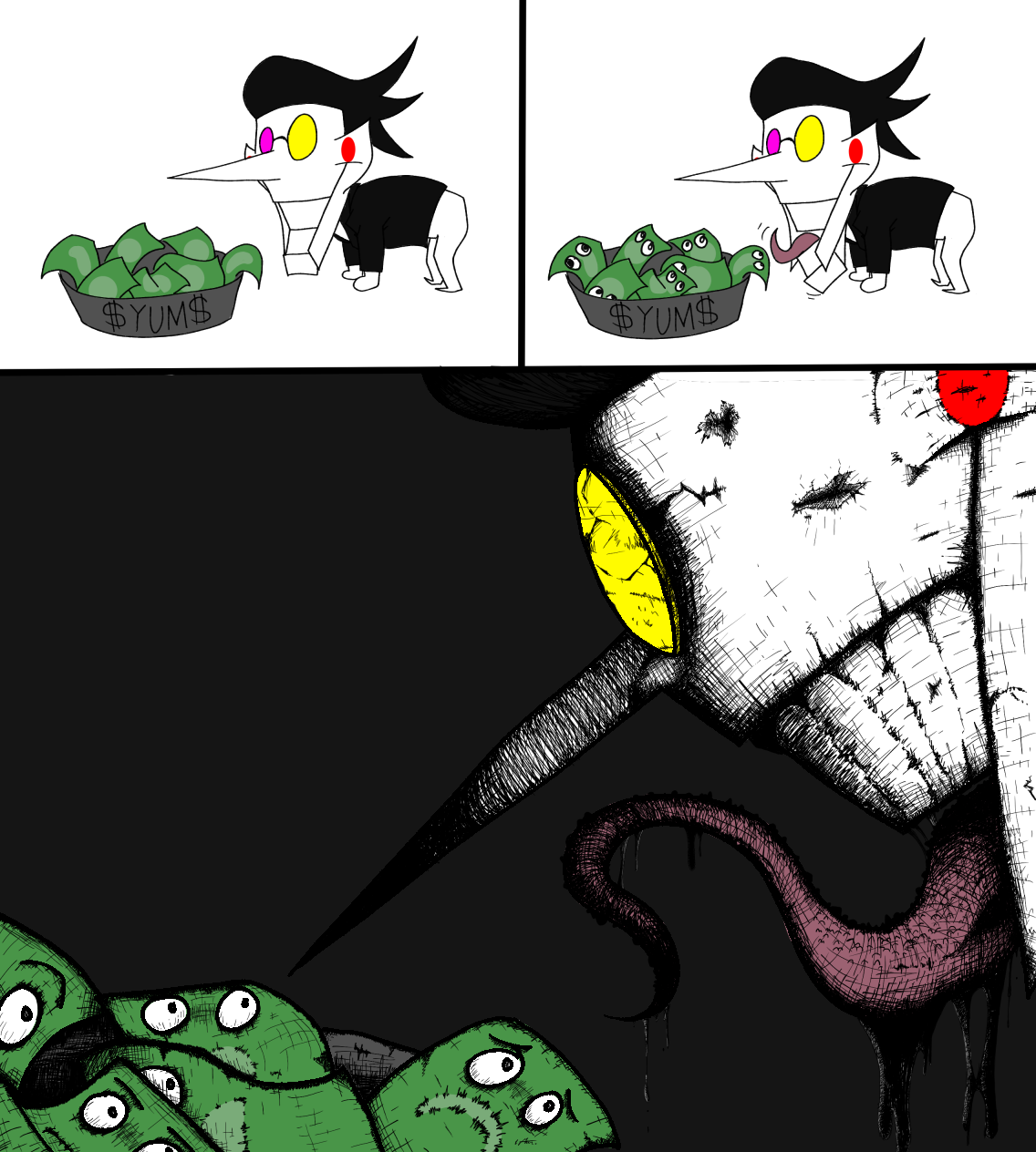 Spamton Kromer - Short Comic by @DispleasedDuck – Sheezy.Art