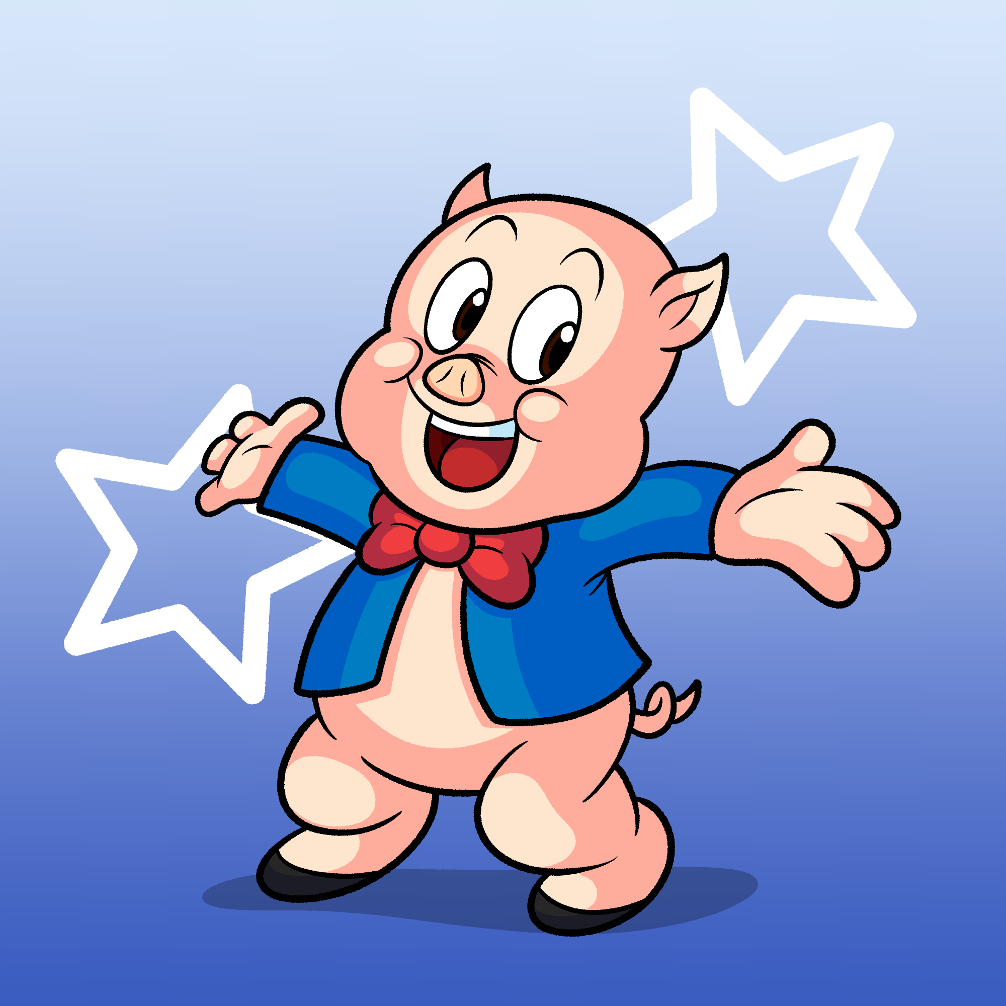 Porky Pig by @CrispyToast – Sheezy.Art