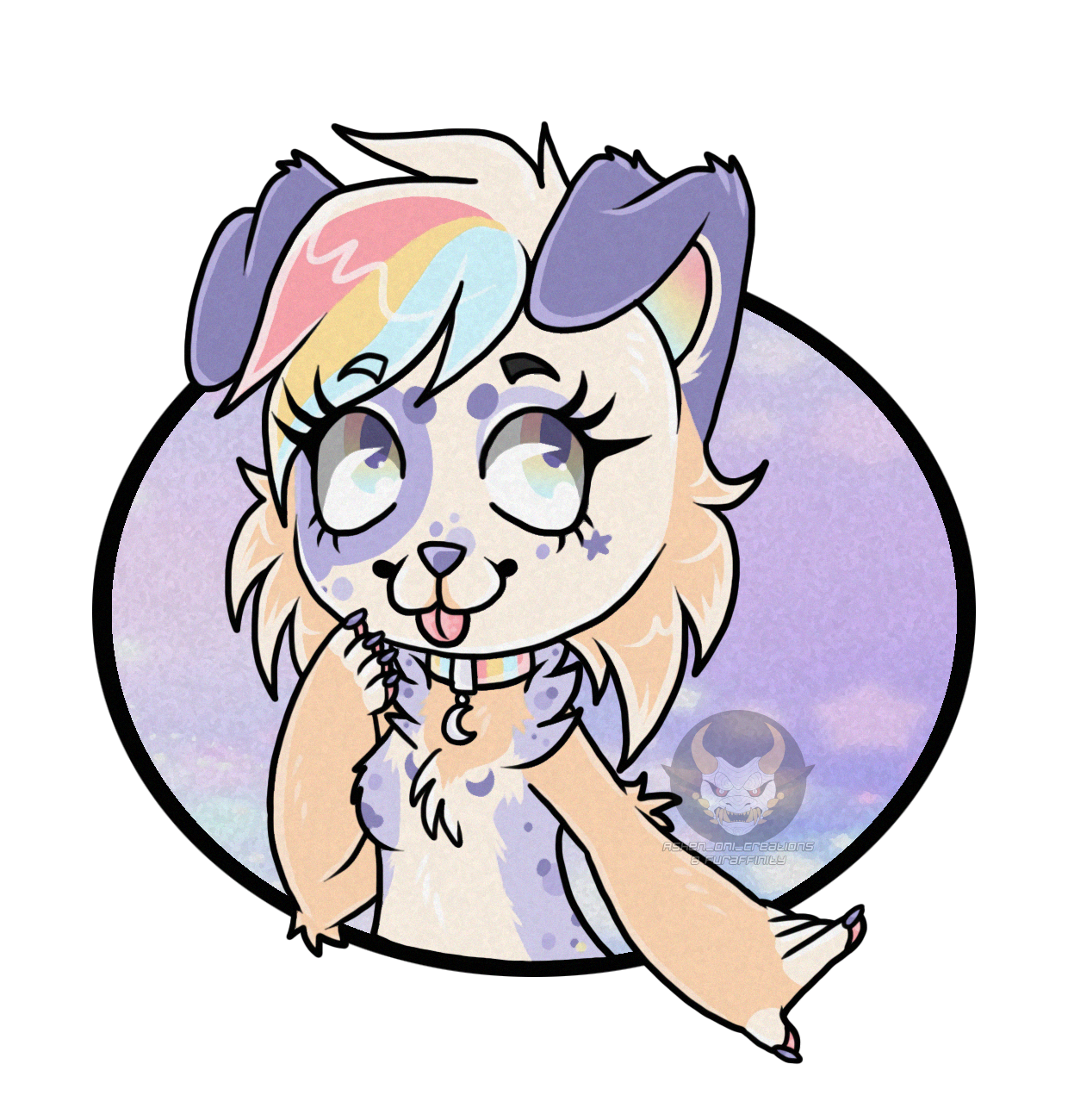 ArtFight 2024 - Biscuit Chibi Portal by @Ashen_Oni_Creations – Sheezy.Art