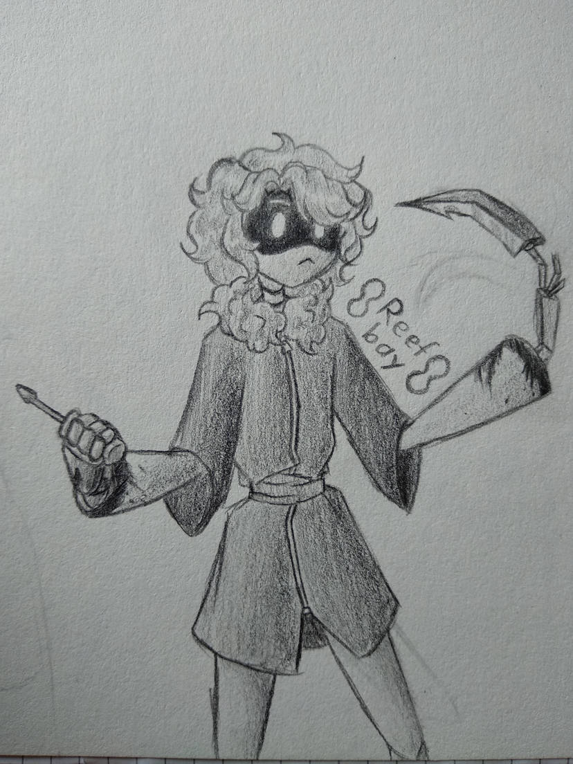Murder Drones fan character by @Reefbay – Sheezy.Art