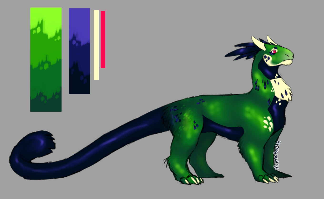 Random dragon design by @Sheo – Sheezy.Art