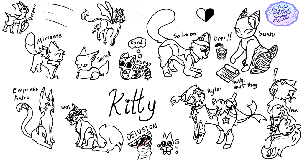 Artfight | Kitty Mass Attack! by @NassiLove – Sheezy.Art