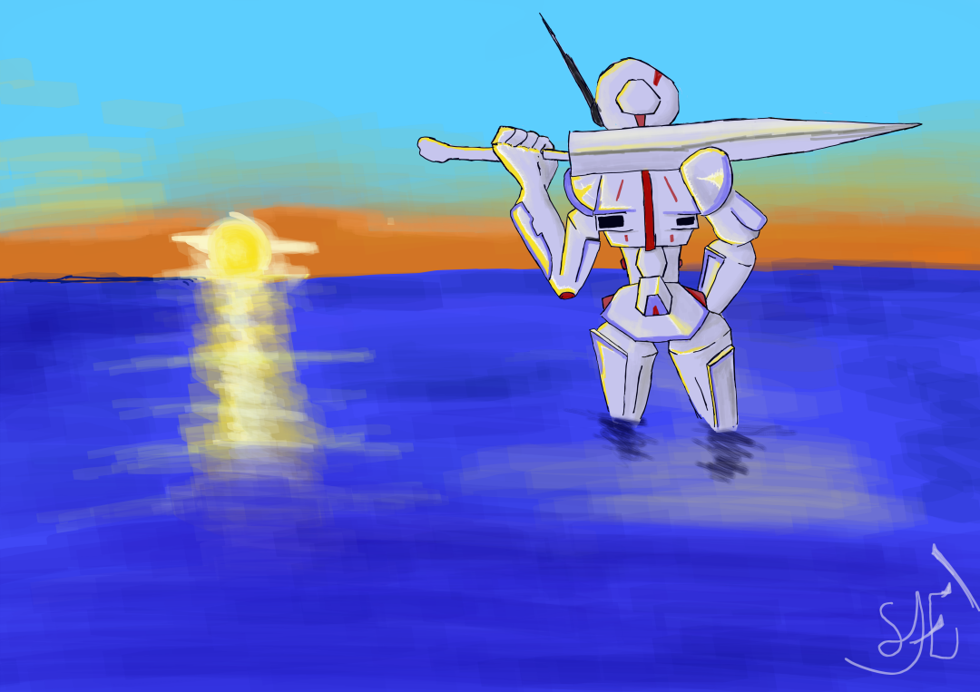 mecha sunrise by @Drosfix – Sheezy.Art