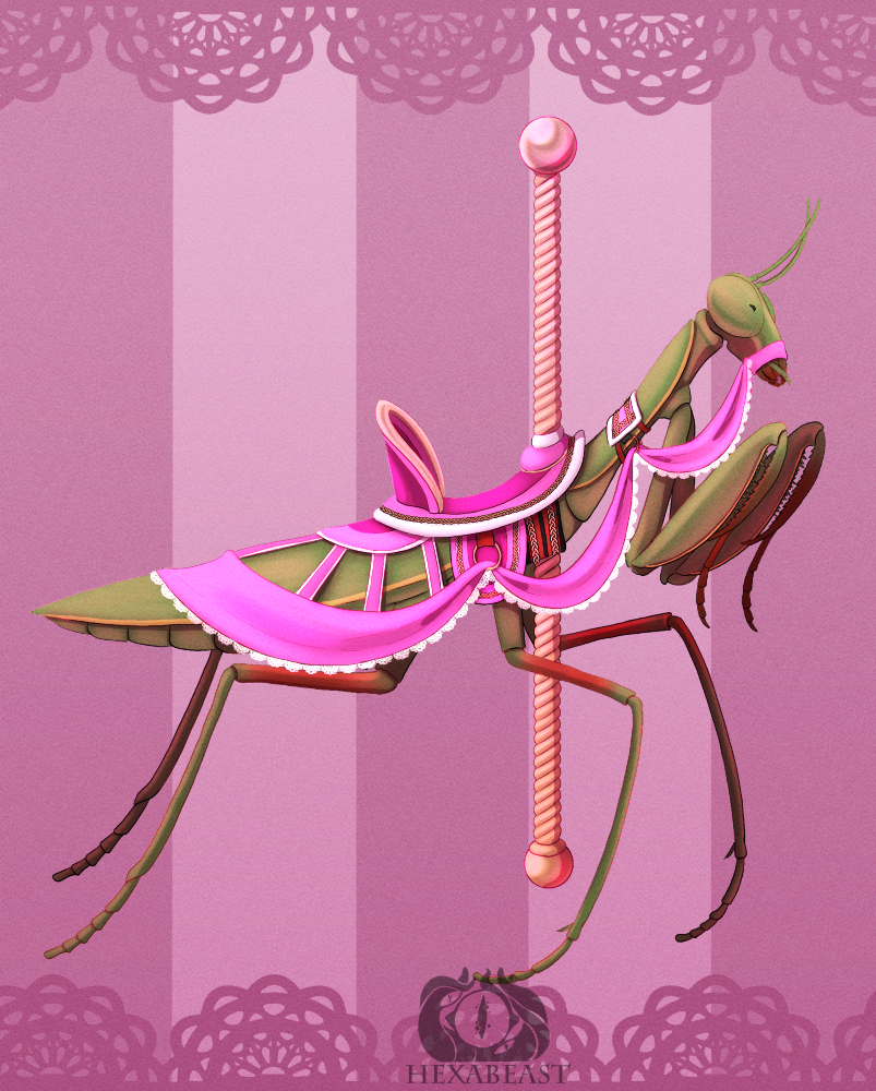 Carousel Mantis by @Hexabeast – Sheezy.Art