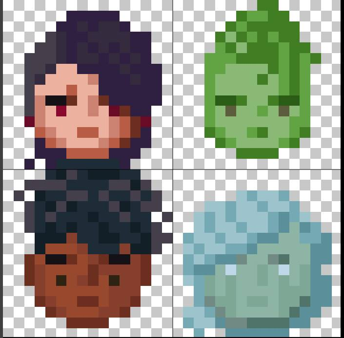 monster sprites by @desiccatedthyme – Sheezy.Art