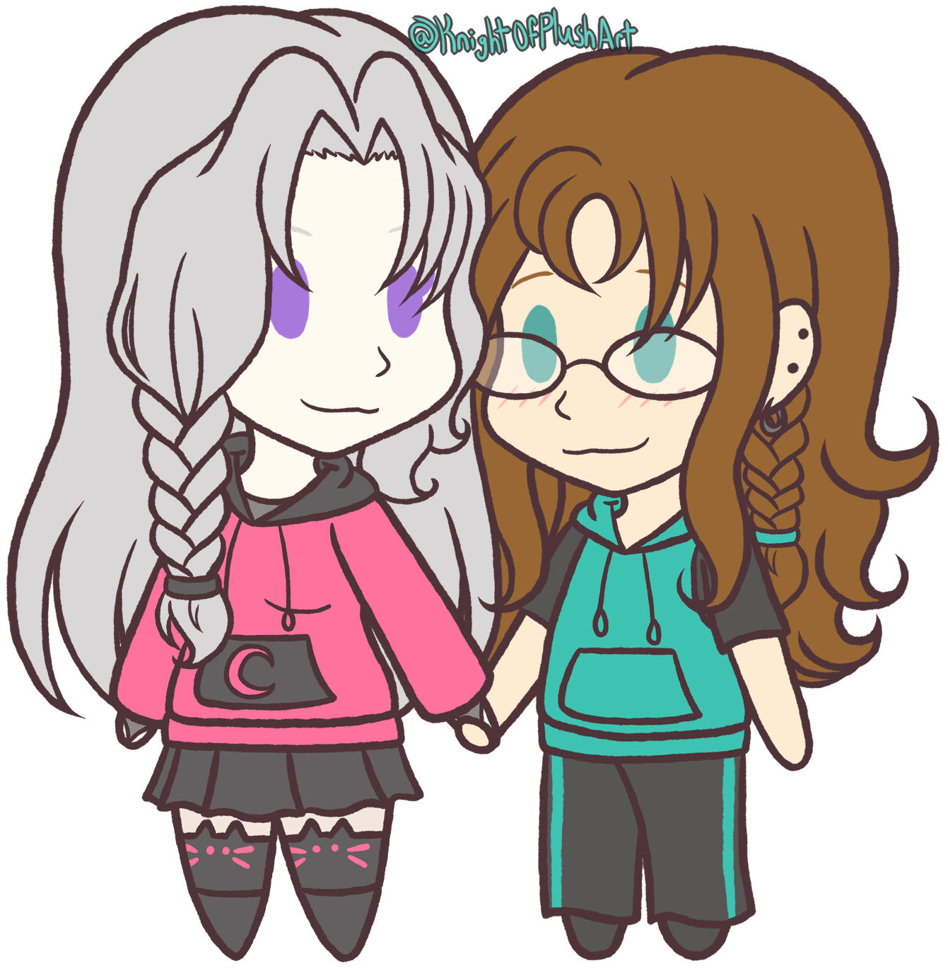 jebri chibis: alternate outfits by @KnightofPlushArt – Sheezy.Art
