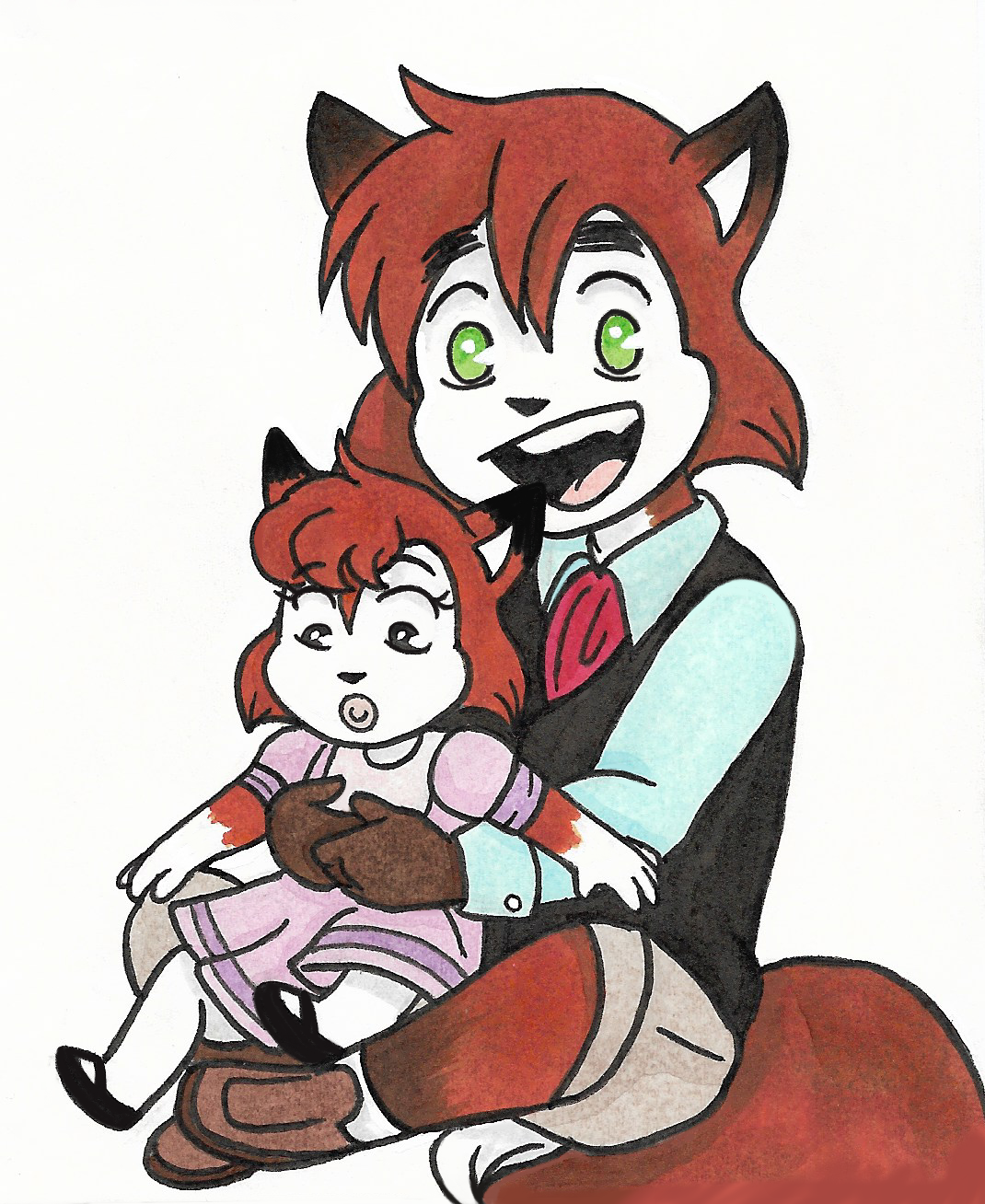 Daisy Town: Young Ros and Roddy doodle by @matbenetti17 – Sheezy.Art