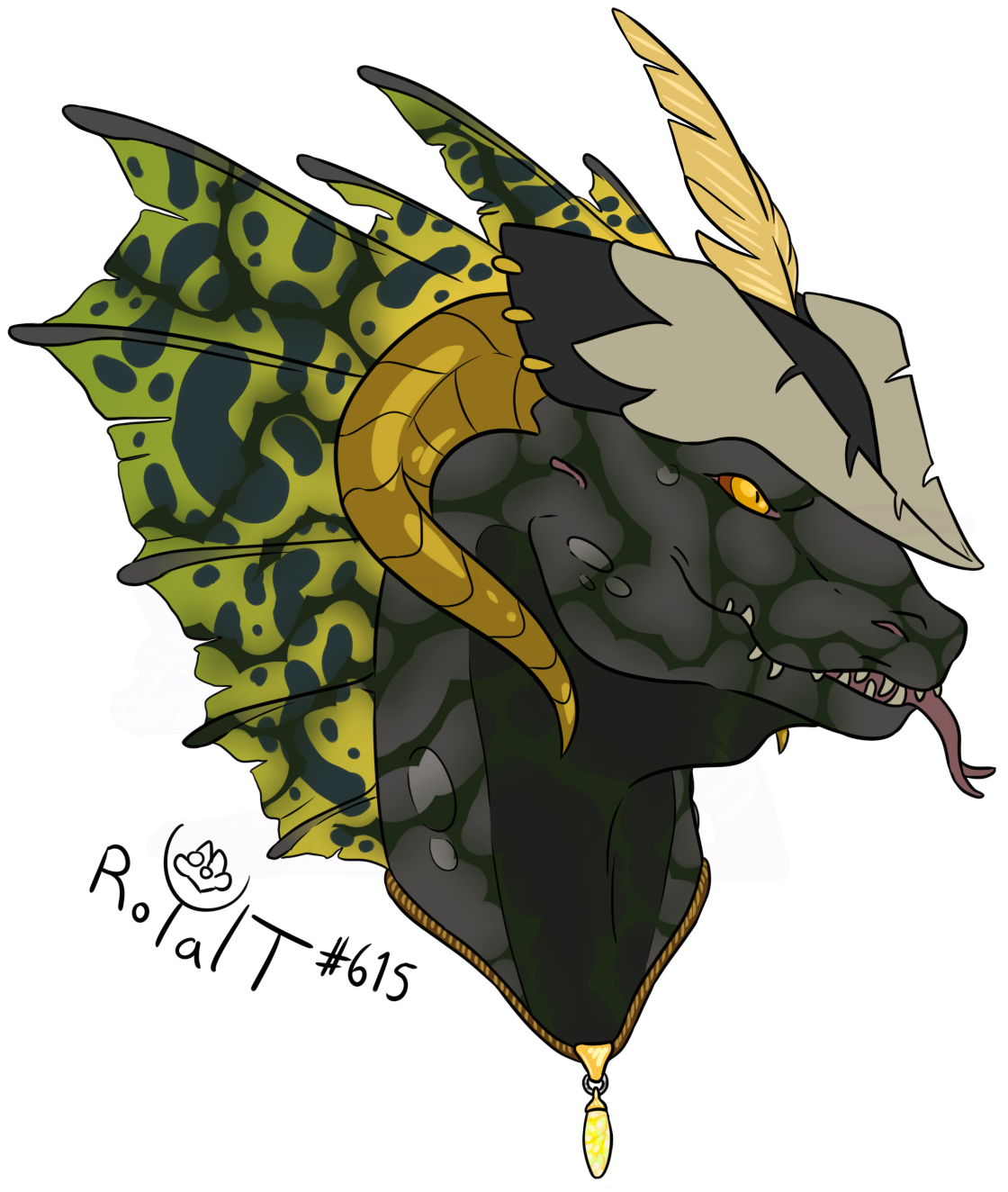 Dragon A Day - April 2023 #4 by @RoyalTentacle – Sheezy.Art