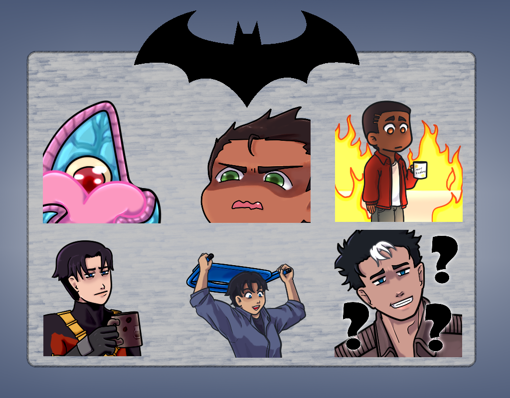 Batman's Batboys Emote Set by @serxeri – Sheezy.Art