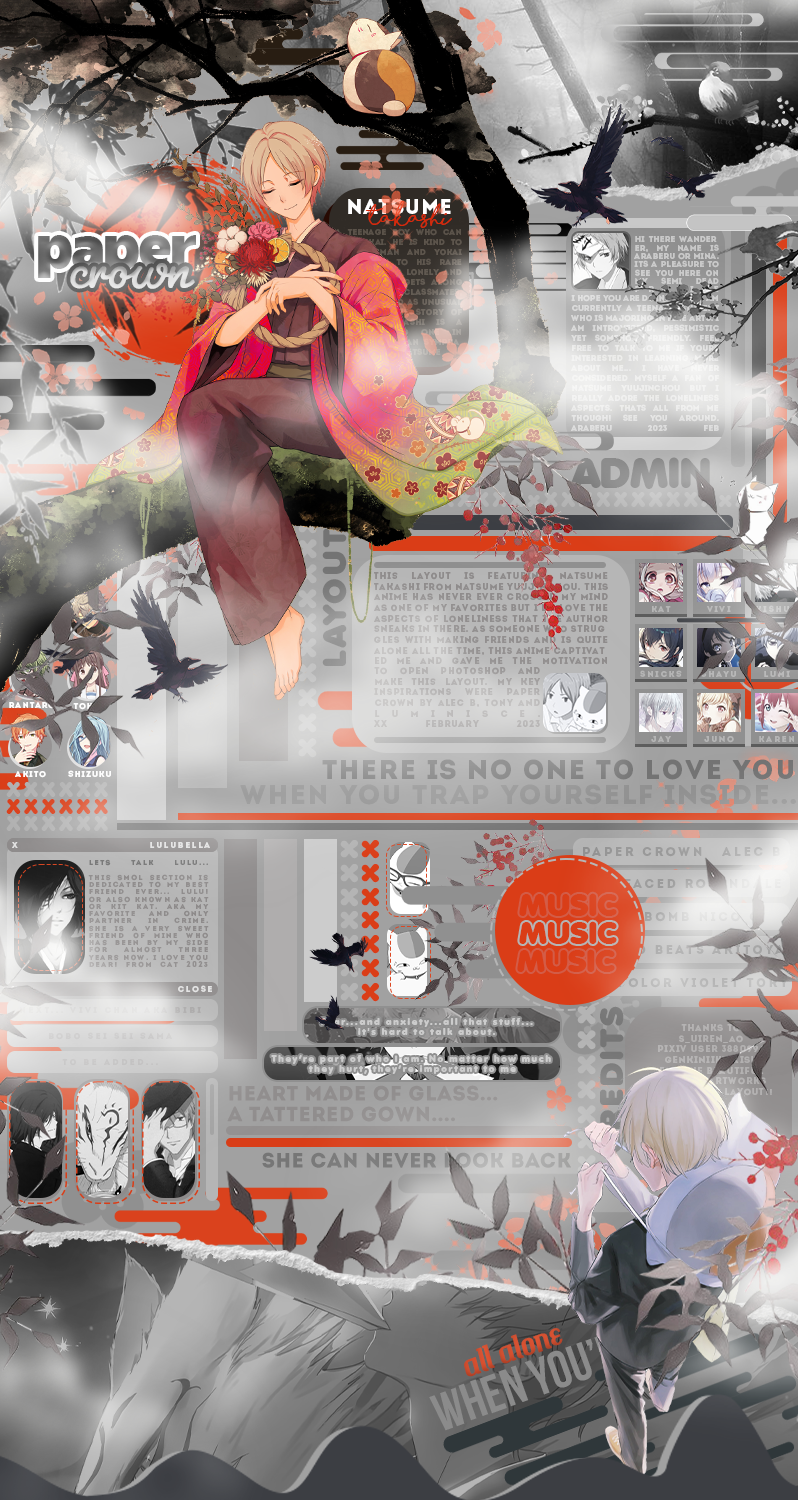 [mal layout] a paper crown by @catacrylic – Sheezy.Art