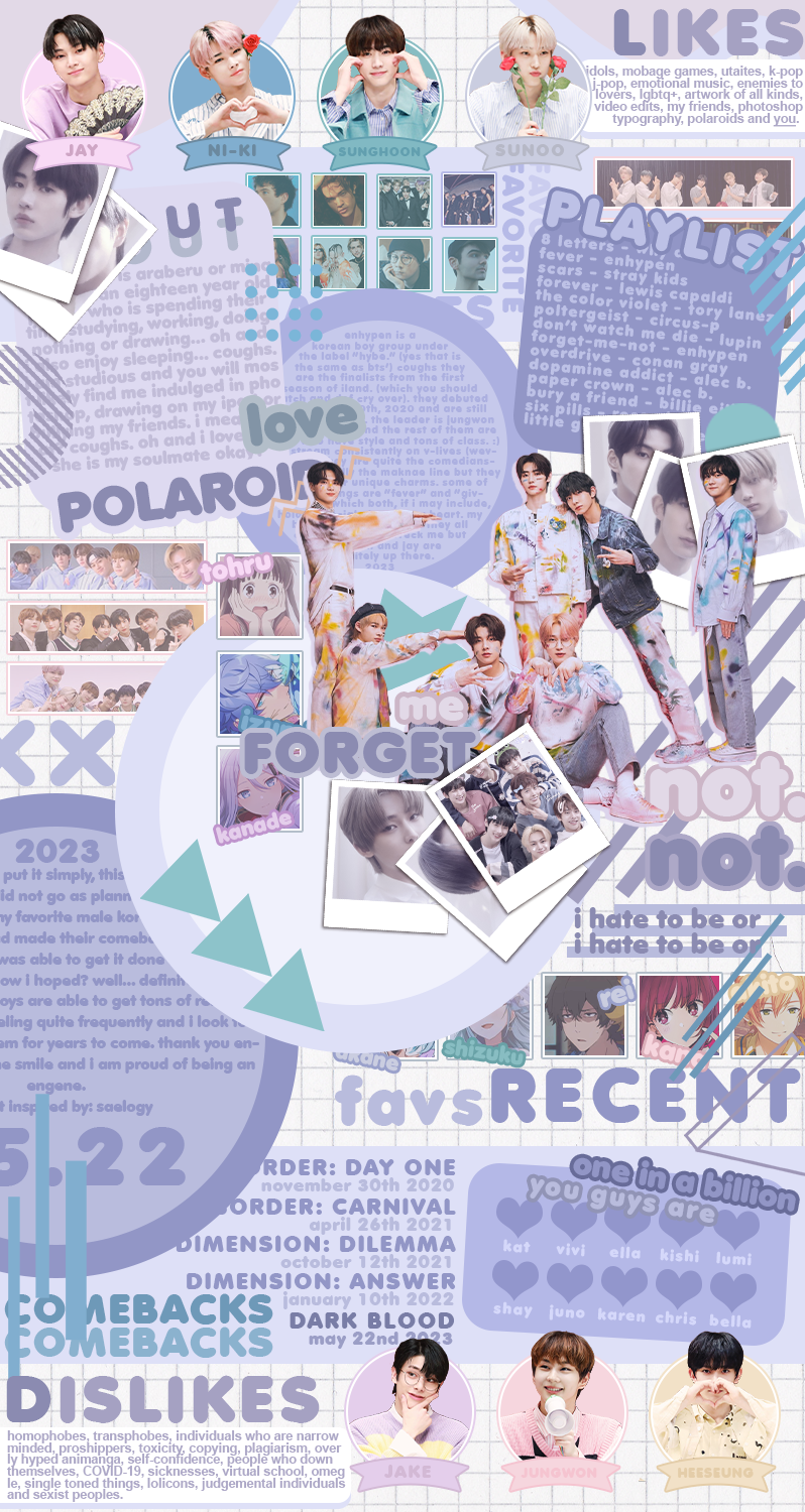 [mal layout] enhypen ver ii by @catacrylic – Sheezy.Art