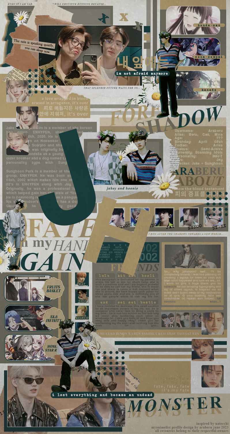 [mal layout] jakehoon pt i by @catacrylic – Sheezy.Art