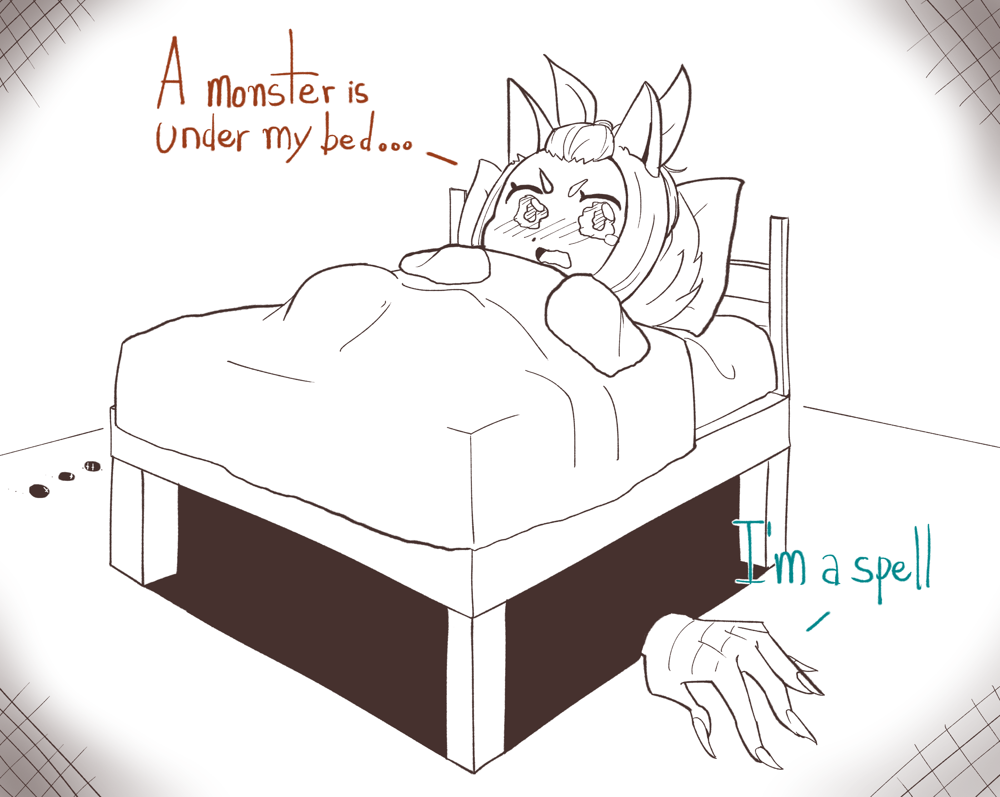 Monster under the bed by @NanaelJustice – Sheezy.Art