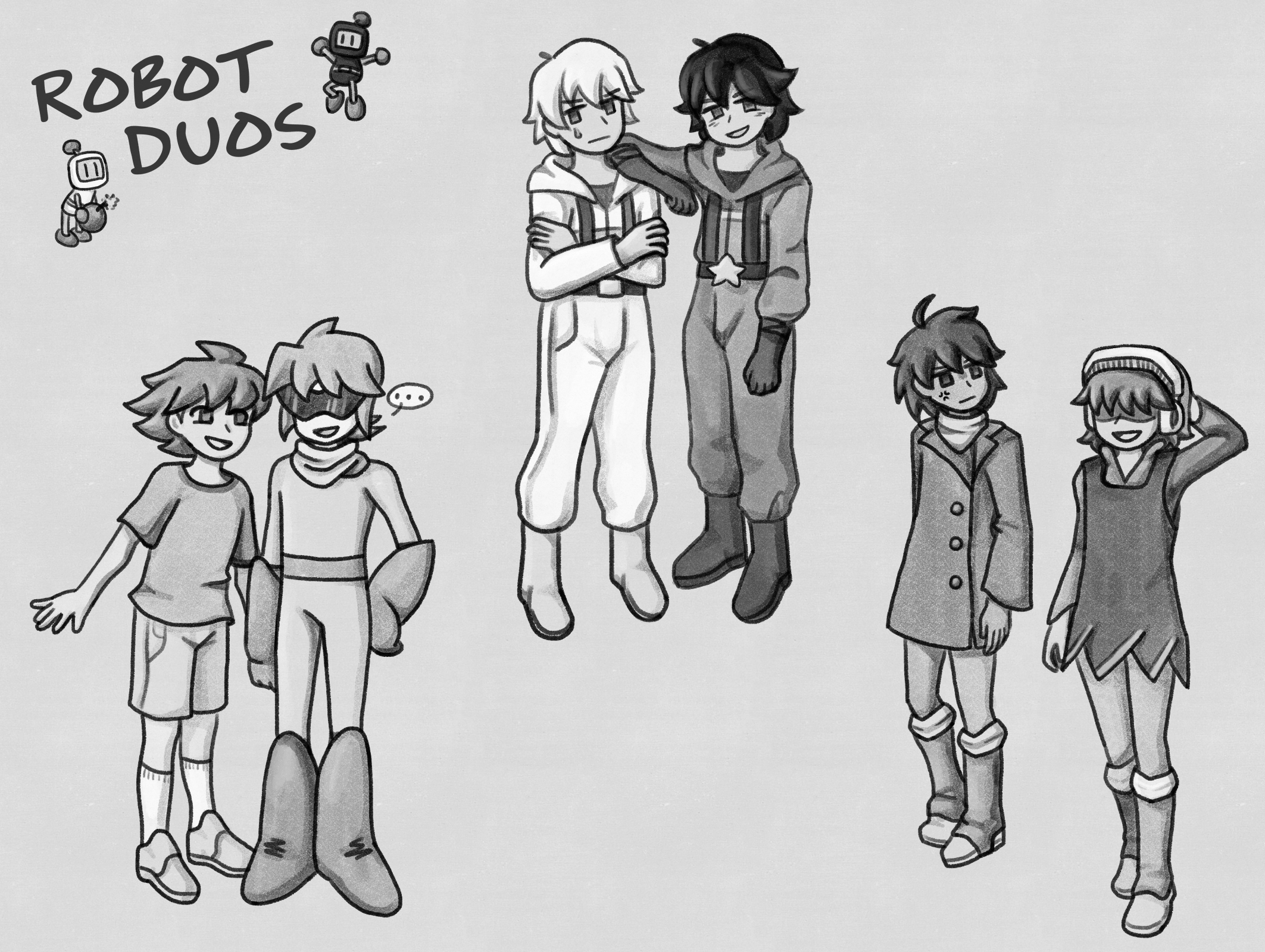 Robot Duos by @pc98 – Sheezy.Art