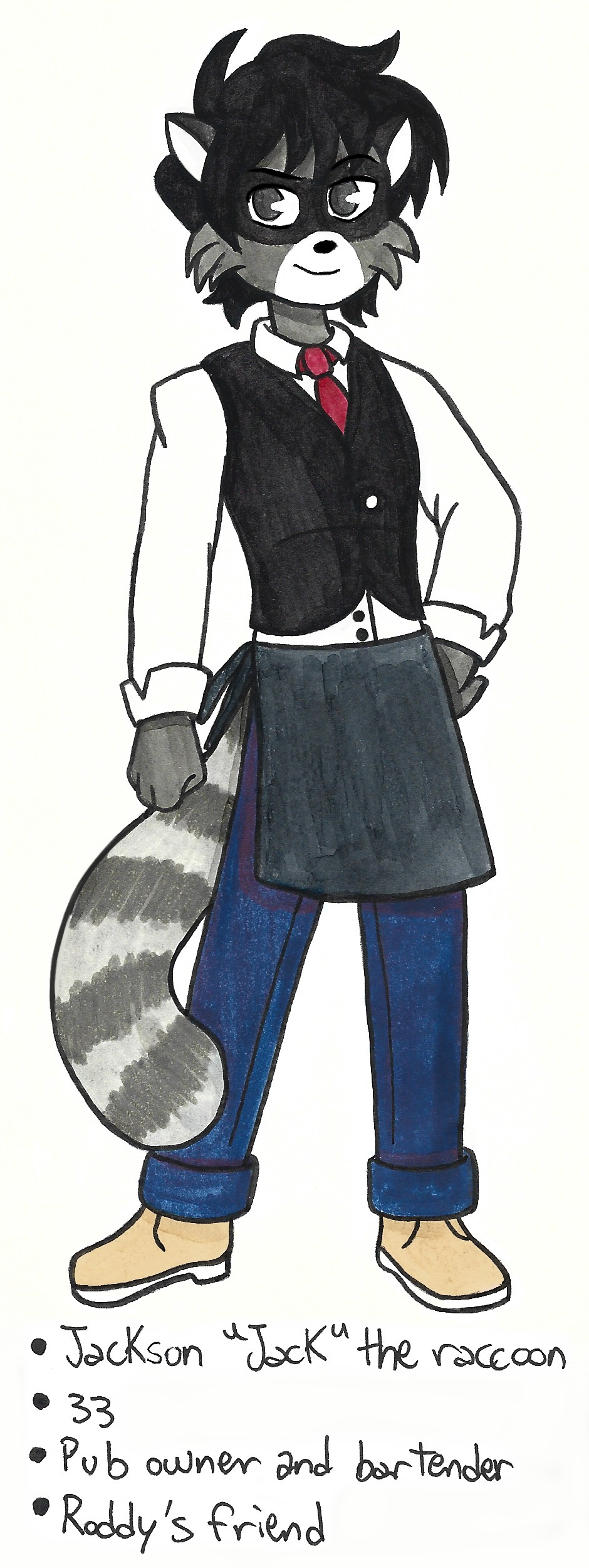 Daisy Town: Jackson 'Jack' the raccoon by @matbenetti17 – Sheezy.Art