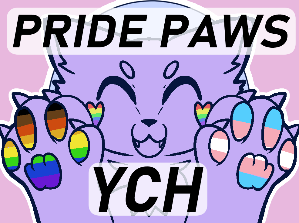 [F2U LINEART BASE] Pride Paws Base 2021 by @RosenLynx – Sheezy.Art