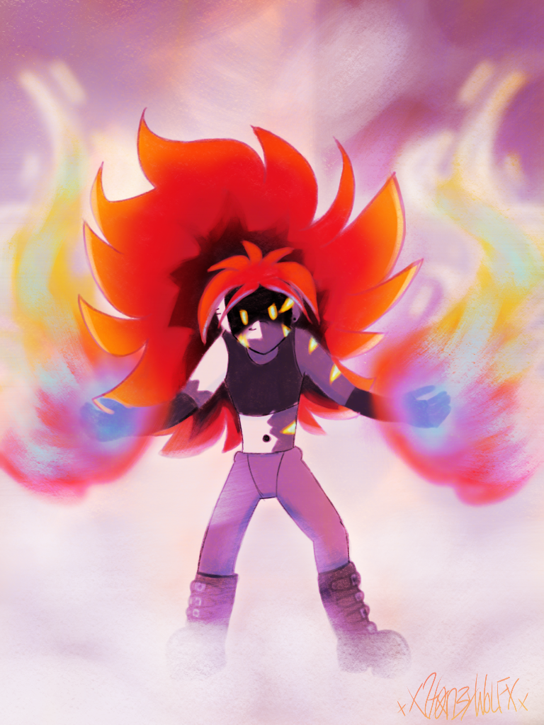 Super Saiyan Brooke lol by @xXH0n3yW0LfXx – Sheezy.Art