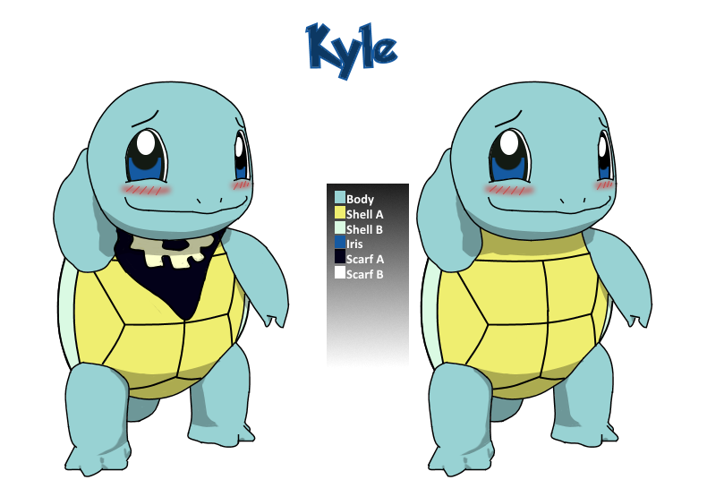 Kyle vector - color reference sheet by @Xrayleader – Sheezy.Art