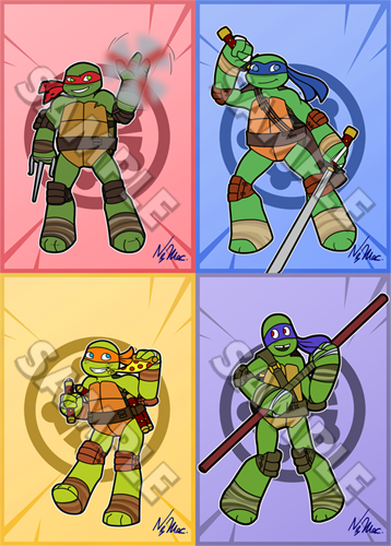 TMNT 2012 Art Cards by @TMNT-Raph-fan – Sheezy.Art
