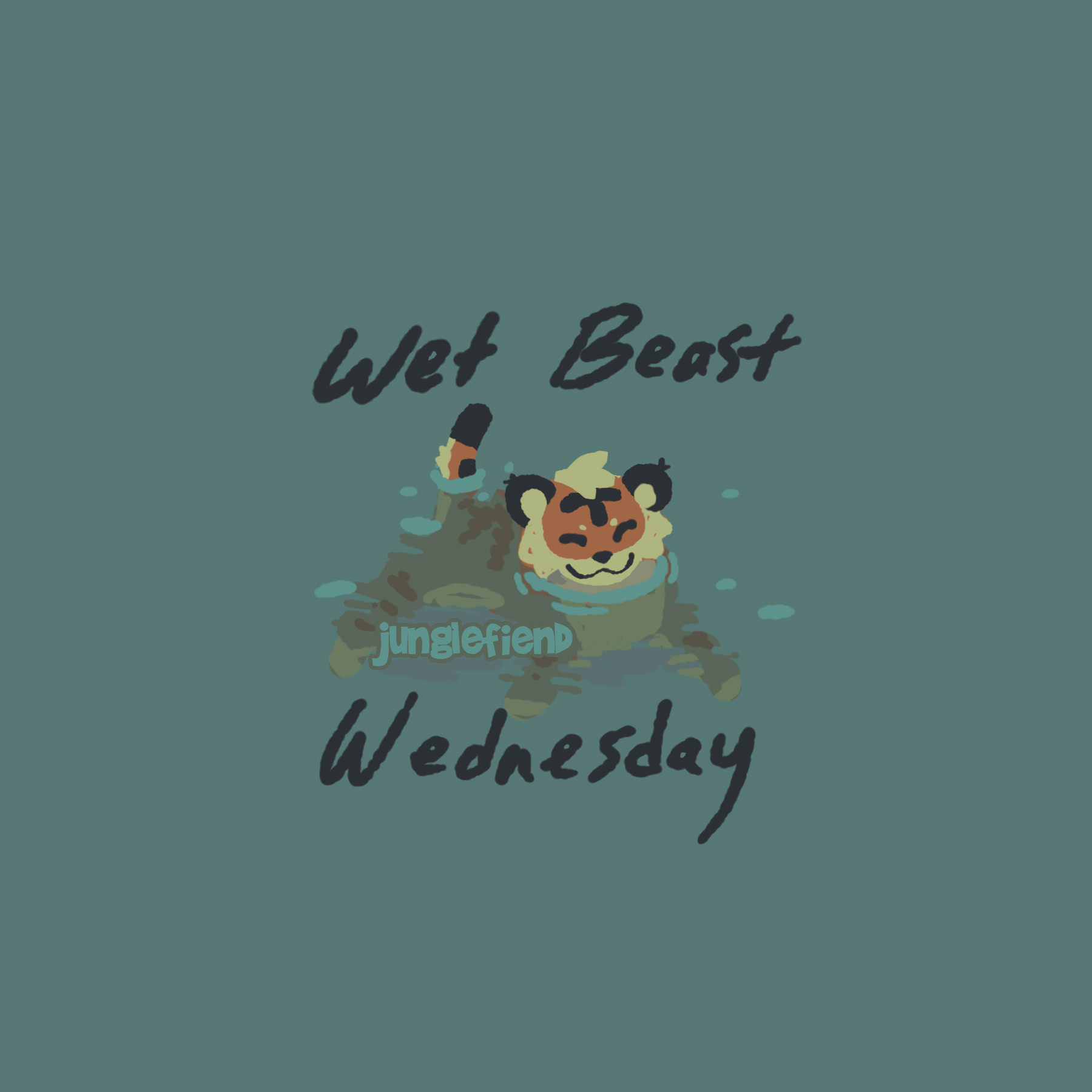 Wet Beast Wednesday by @JungleFiend – Sheezy.Art