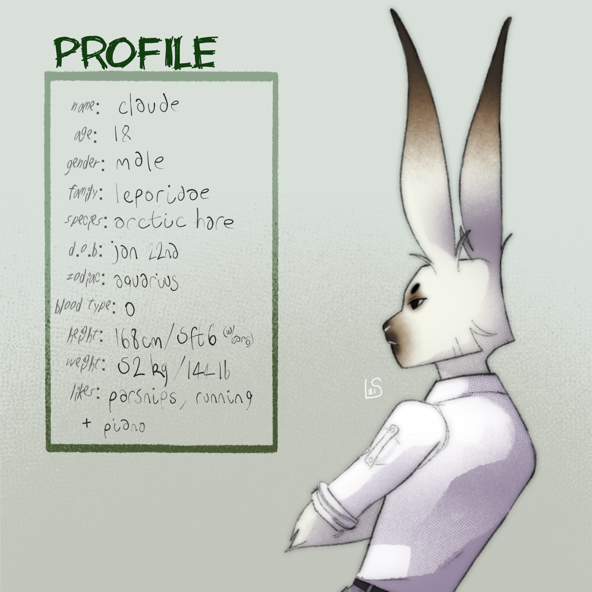 [OC - Beastars] Claude Profile by @sharkie – Sheezy.Art