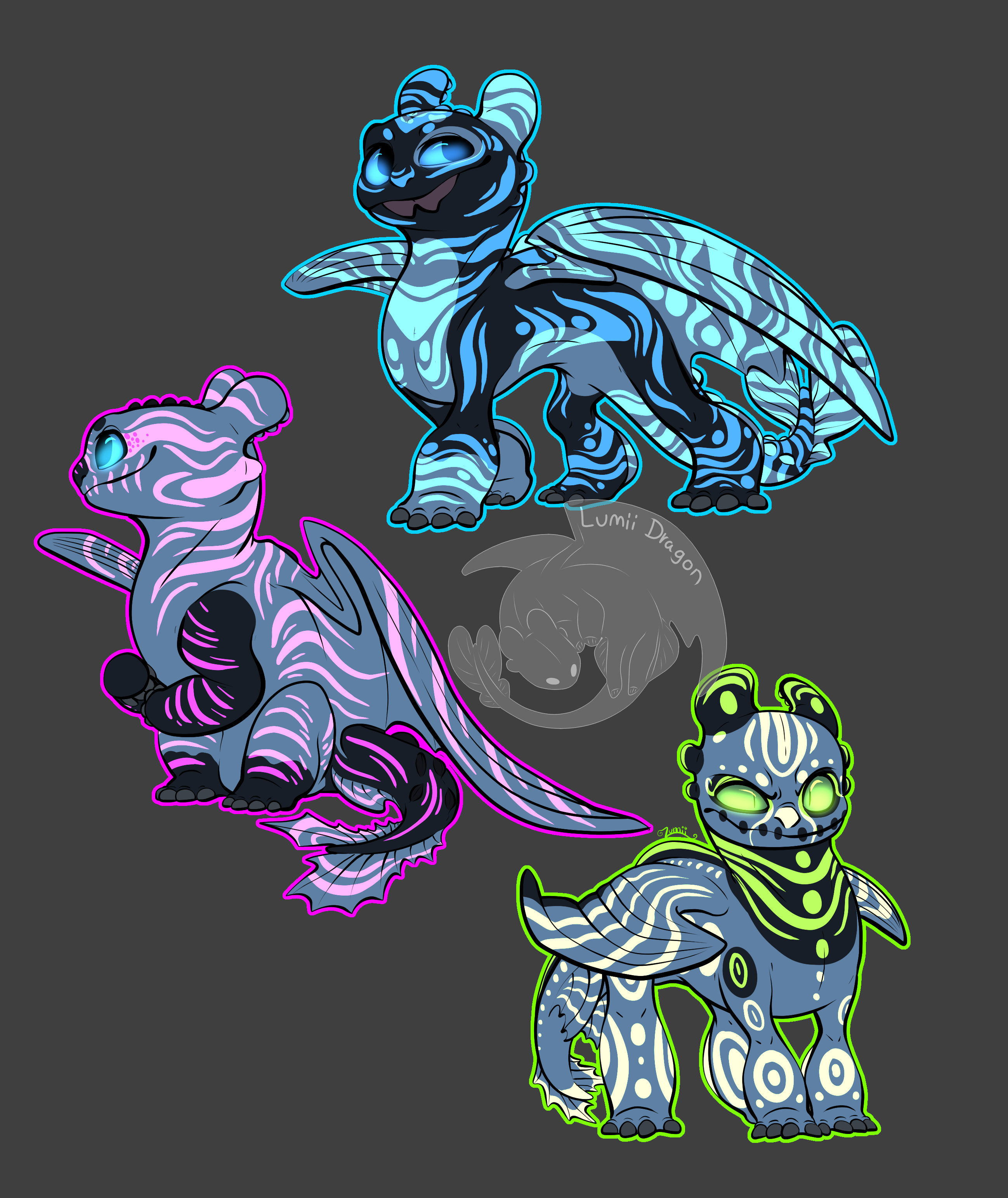 HTTYD: Hidden World Glow by @LumiiDragon – Sheezy.Art