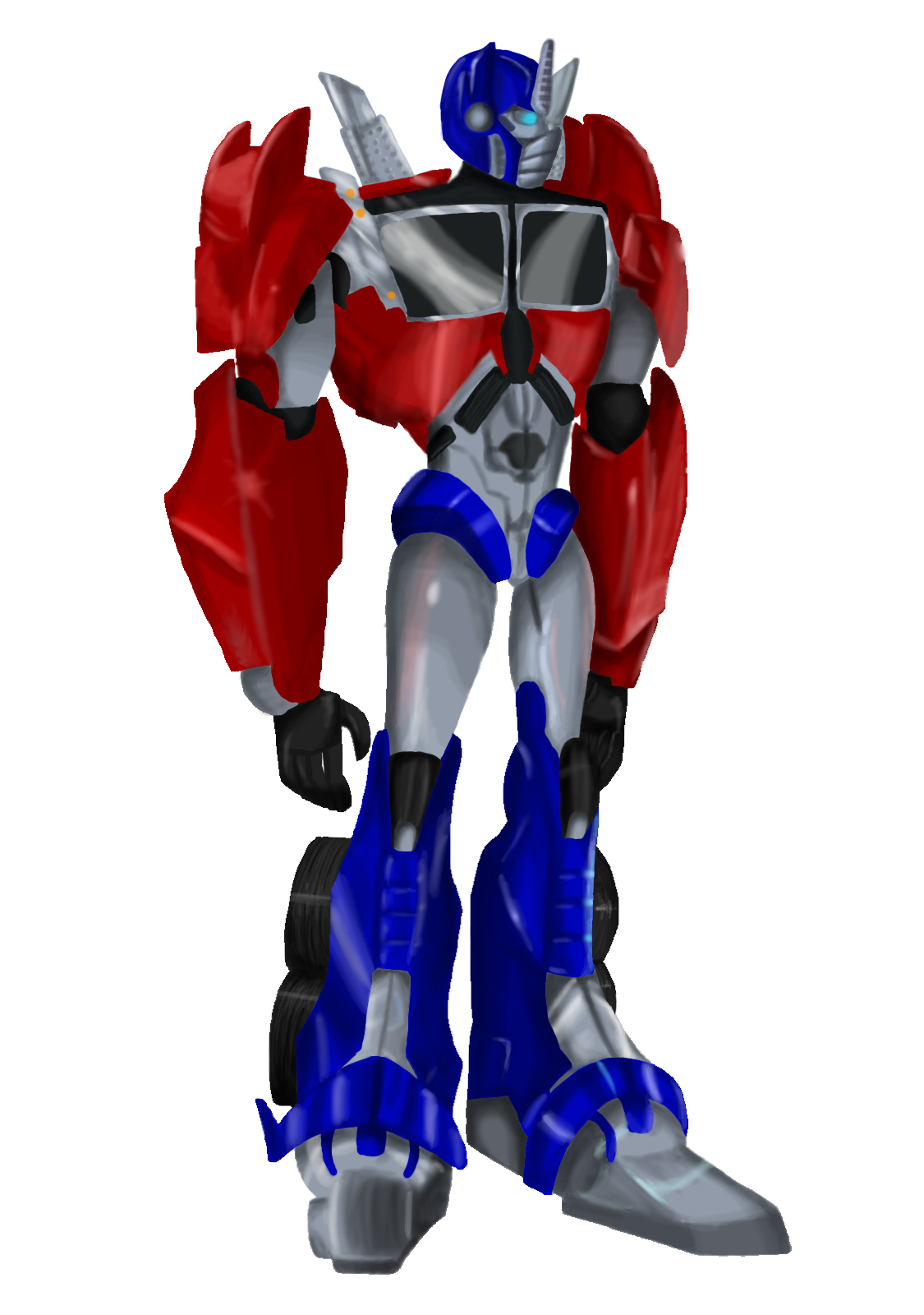 Transformers: Optimus Prime Painting by @TMNT-Raph-fan – Sheezy.Art