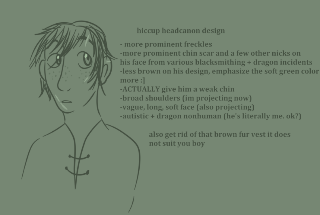 hiccup headcanon design by @wiingdings – Sheezy.Art