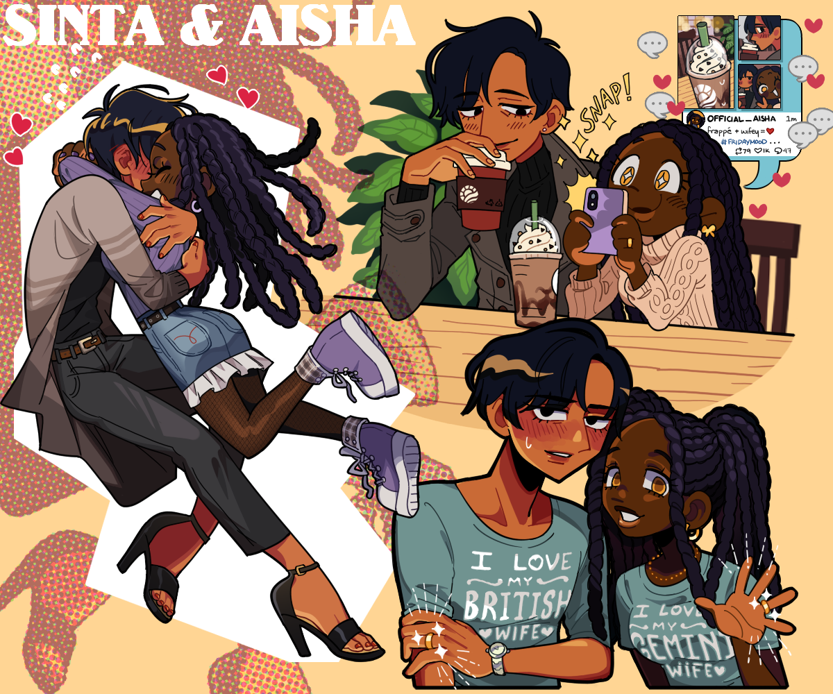 SINTA & AISHA by @MAEPOP – Sheezy.Art