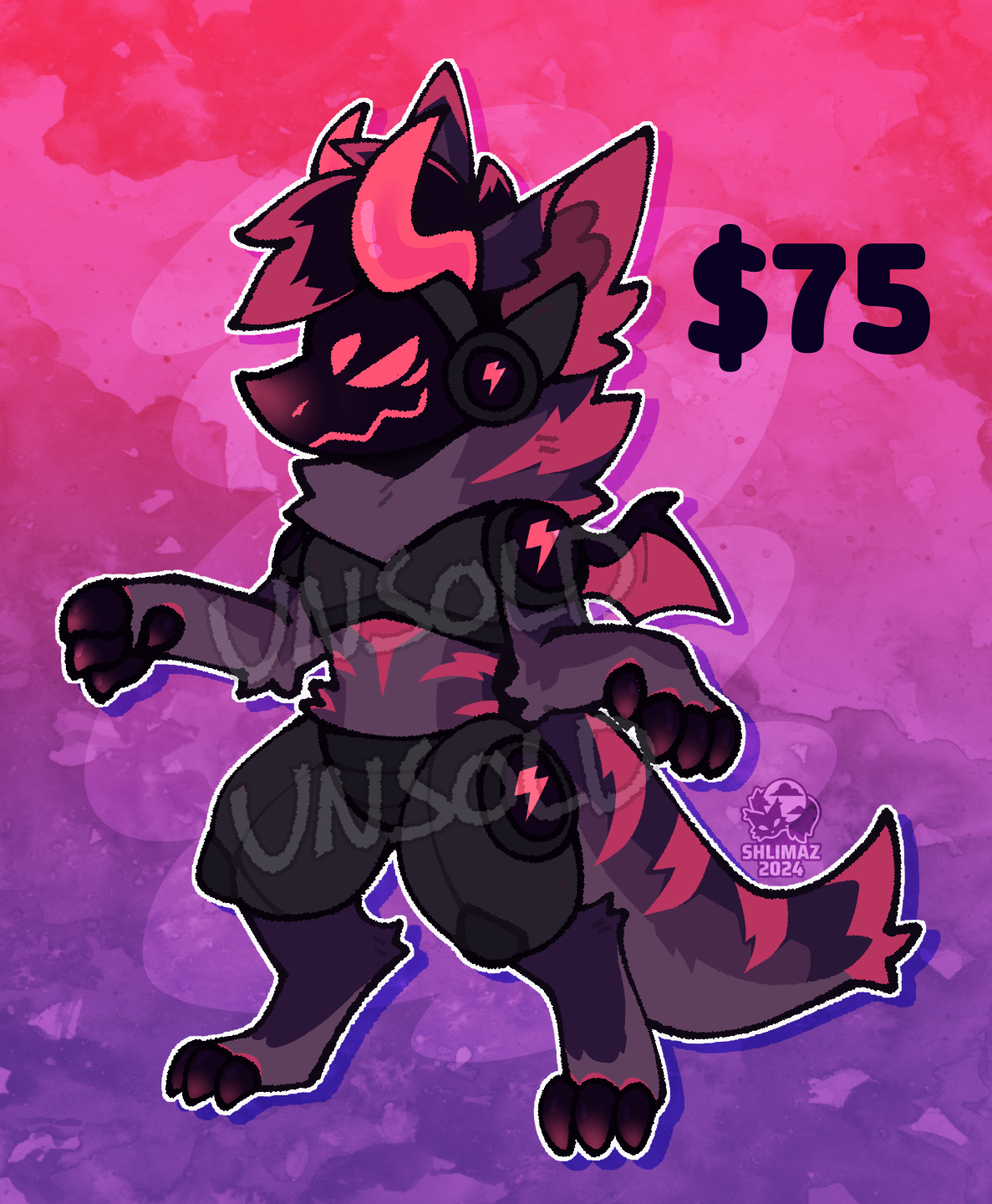[Adopt] Demon Protogen by @Shlimaz – Sheezy.Art