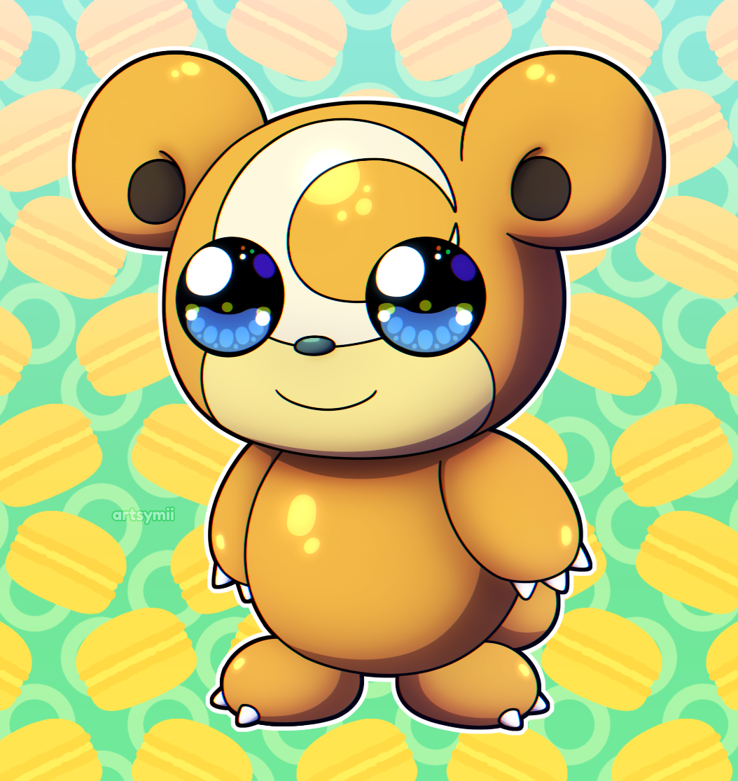 Chibi Pokemon - Teddiursa by @artsymii – Sheezy.Art