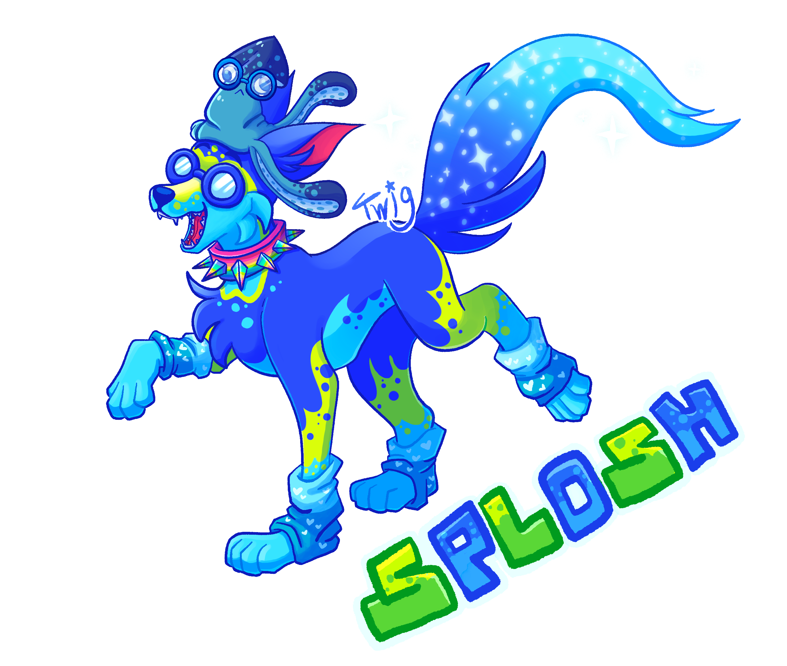 💚🩵💙Splosh!💙🩵💚 by @Twiggie – Sheezy.Art