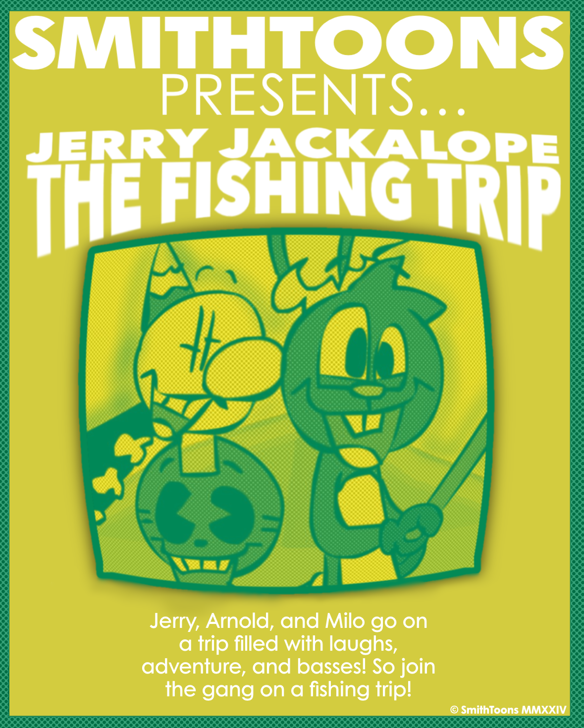 Jerry Jackalope - The Fishing Trip Poster by @SmithToons – Sheezy.Art