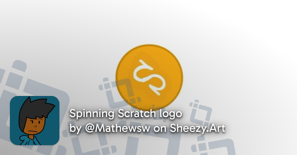 Spinning Scratch logo by @Mathewsw – Sheezy.Art