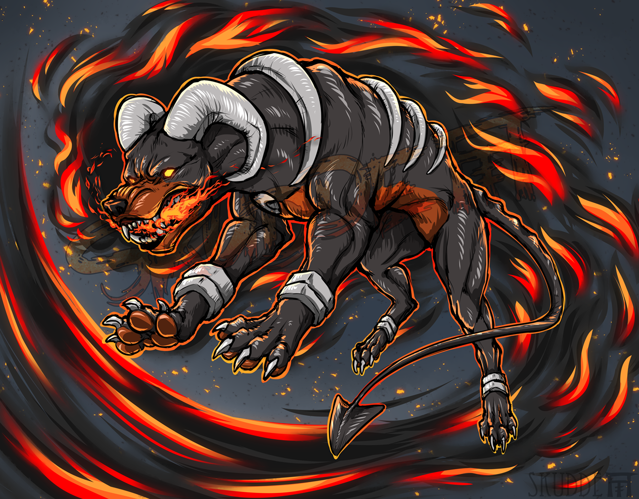 Hell Hound by @Skudde – Sheezy.Art