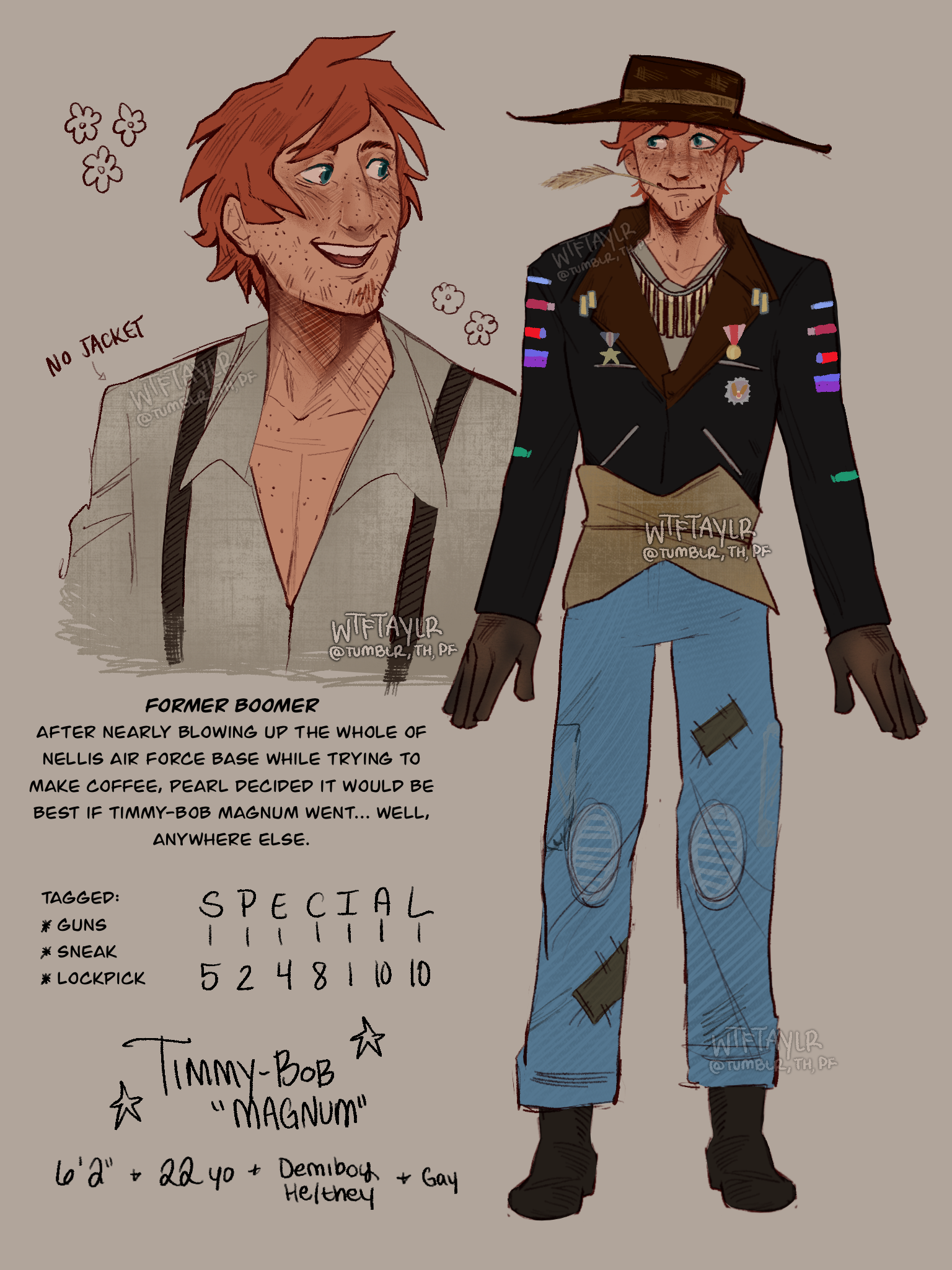 [FNV OC] Timmy-Bob Magnum by @wtftaylr – Sheezy.Art