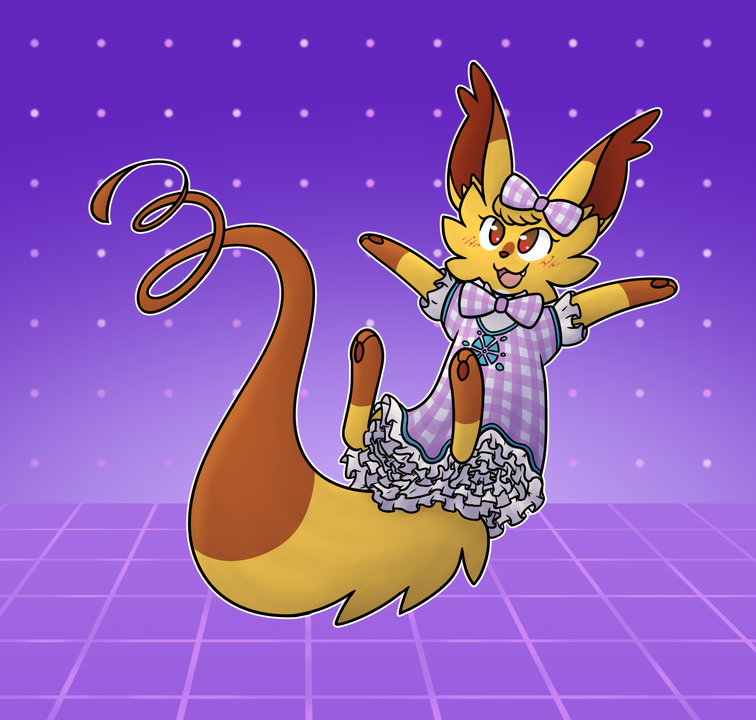 Checkered Style Sylveon by @masamunemaniac – Sheezy.Art