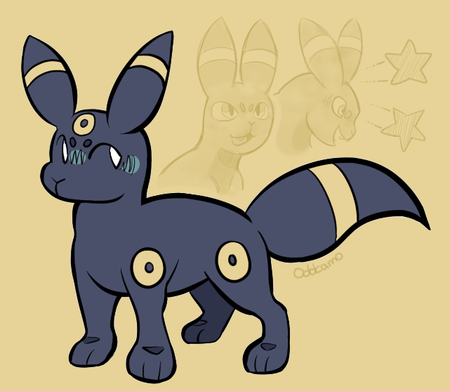 Umbreon by @OddCamo – Sheezy.Art