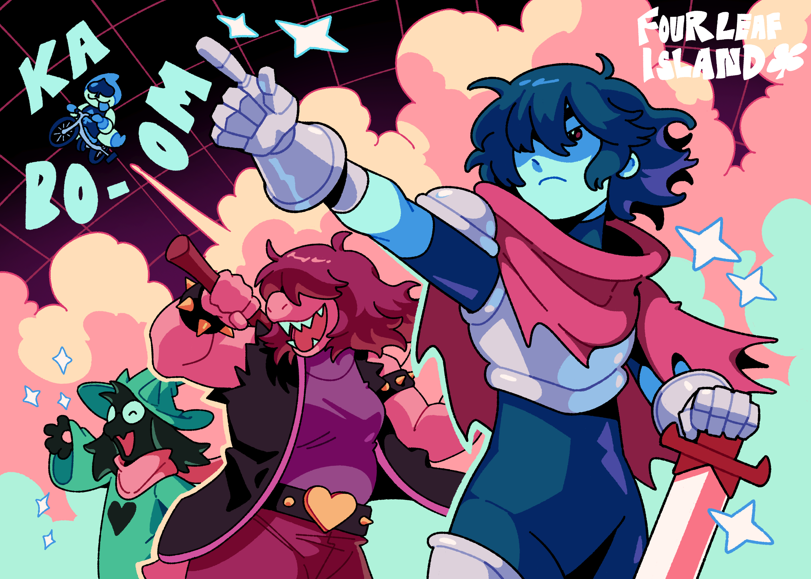 THE FUN GANG! PRINT by @fourleaf – Sheezy.Art