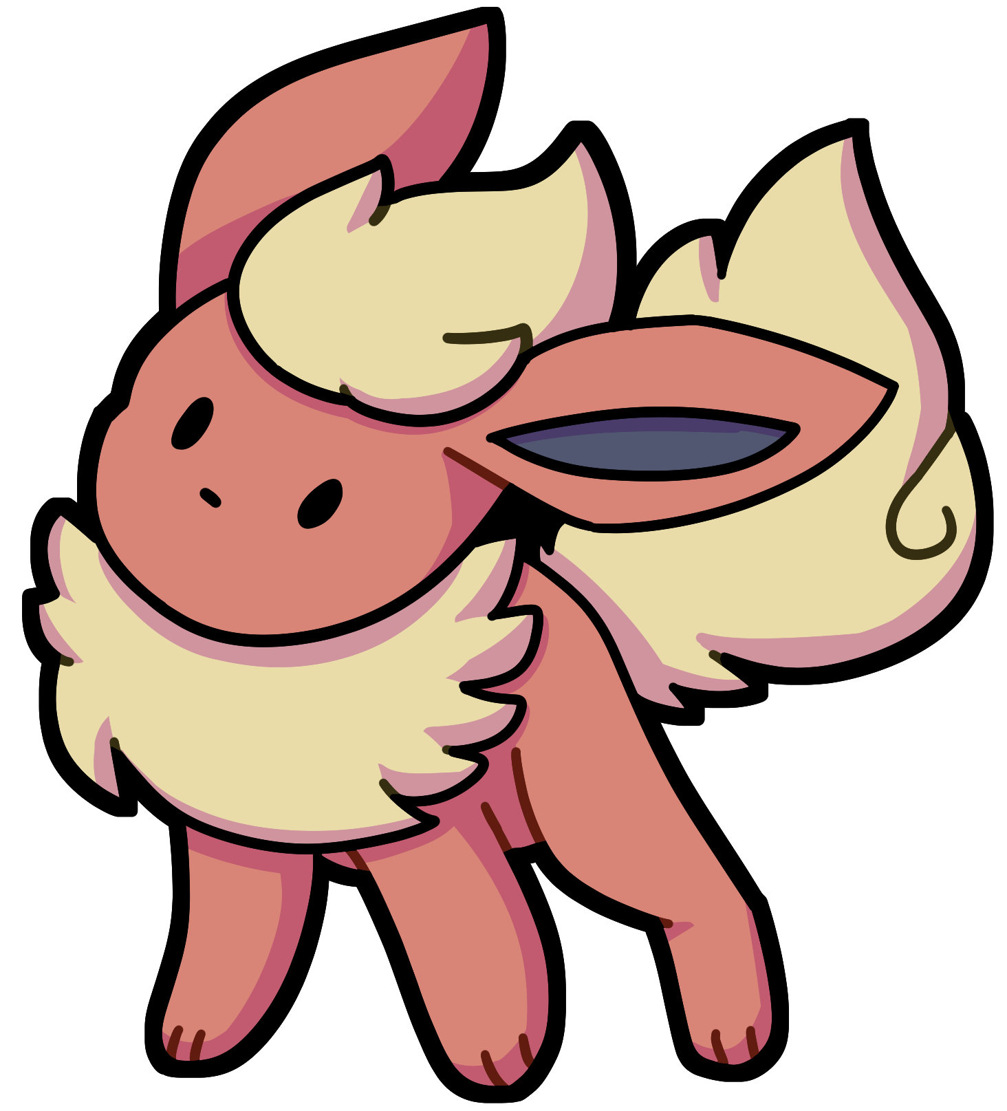 Chibi Flareon by @Morilex – Sheezy.Art
