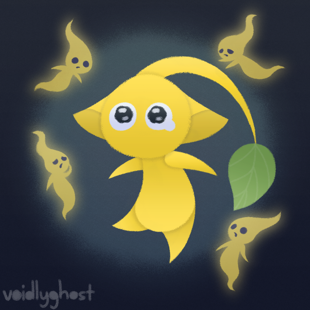 Sad Yellow Pikmin by @voidlyghost – Sheezy.Art